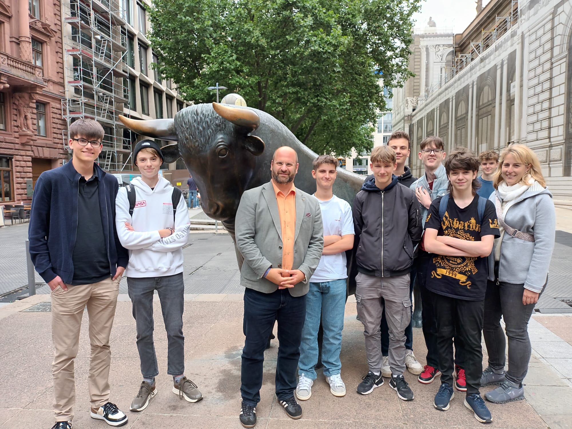 Die glorreichen Sieben (7 SchülerInnen der Oberzent-Schule) besuchen z